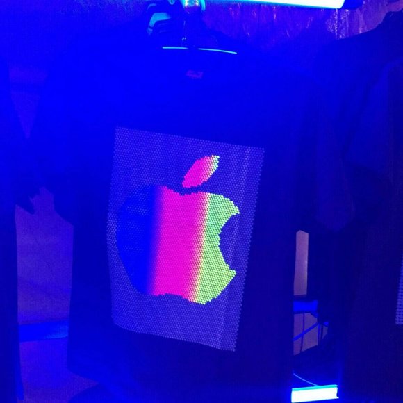Shirts | Mac Apple Macintosh Glow In The Dark Blacklight T | Poshmark